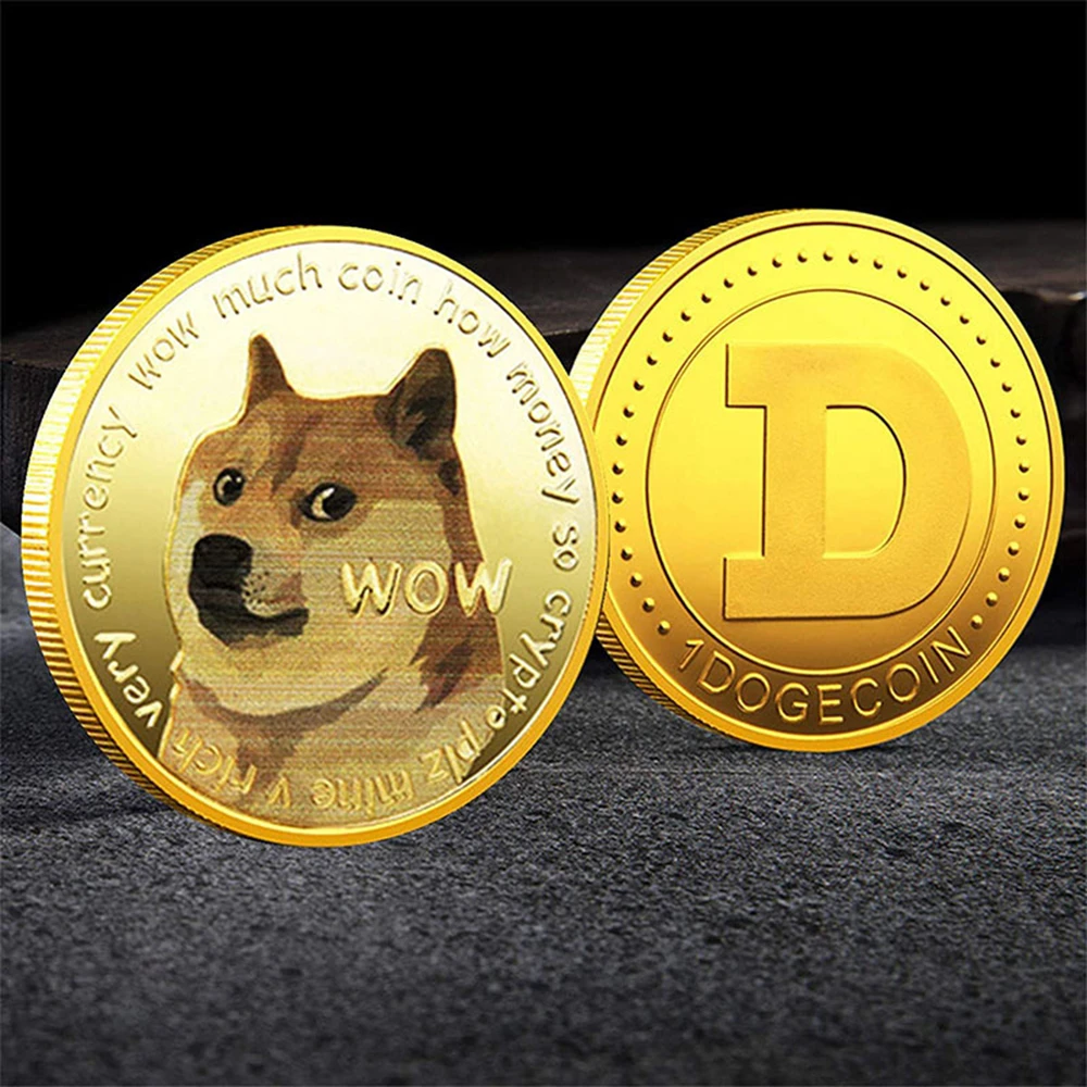 Gold Plated Dogecoin | Commemorative Coins | Collection Coins | Doge ...