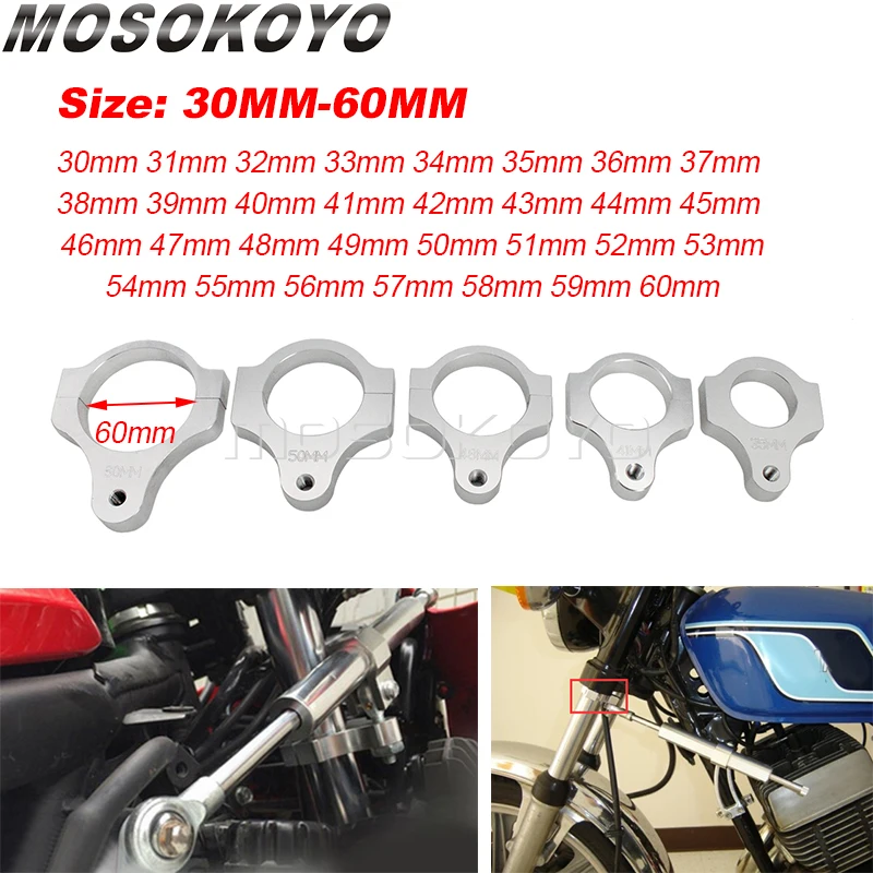 Universal-Motorcycle-Steering-Damper-Fork-Frame-Stabilizer-Clamp-Mount ...