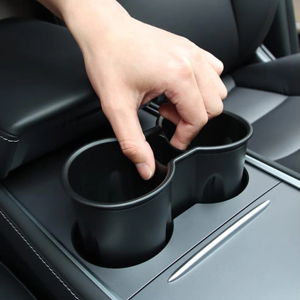 Water-Proof-Car-Coasters-For-Tesla-Model-3-Model-Y-Water-Cup-Holder ...