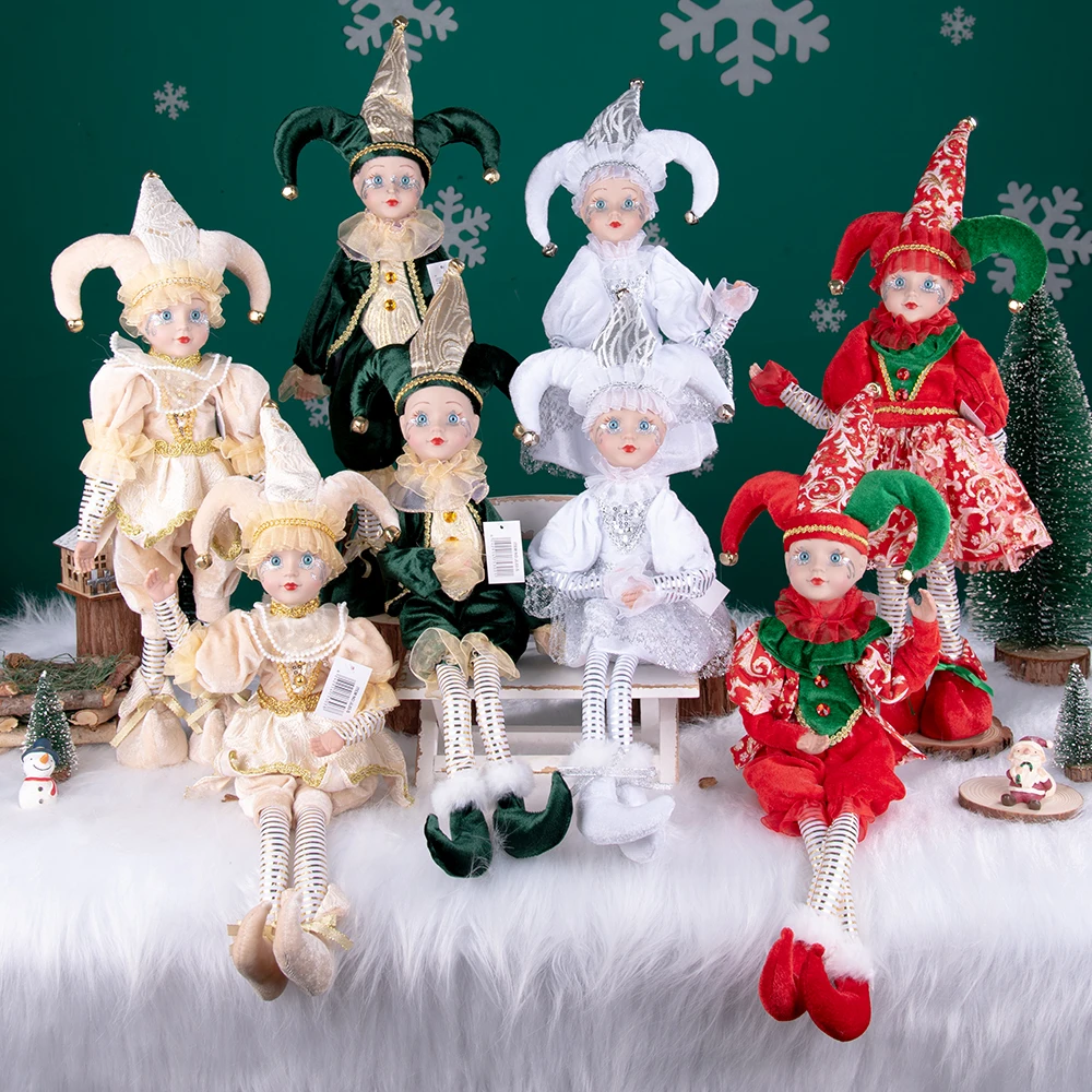 Standing-Sitting-Elf-Doll-Party-Holiday-Gift-Elf-Doll-With-Hat ...