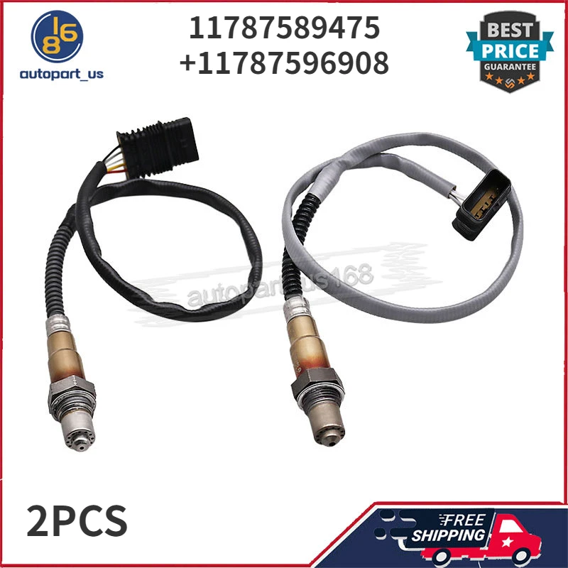 2Pcs-Upstream-Downstream-Oxygen-Sensor-O2-Sensor-Lambda-Sensor-11787589475-11787596908-For-BMW ...