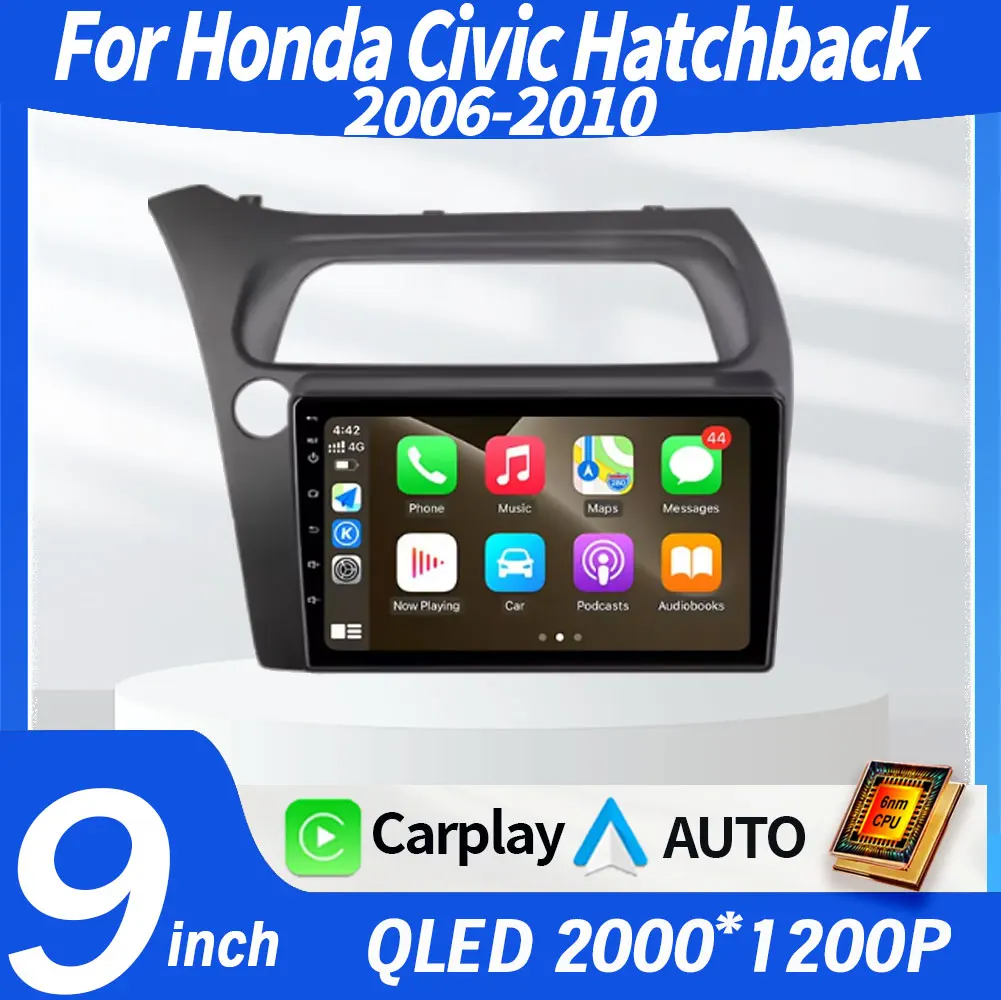 For Honda Civic Hatchback 2006 - 2011 LHD Hand Drive Video Audio Car ...