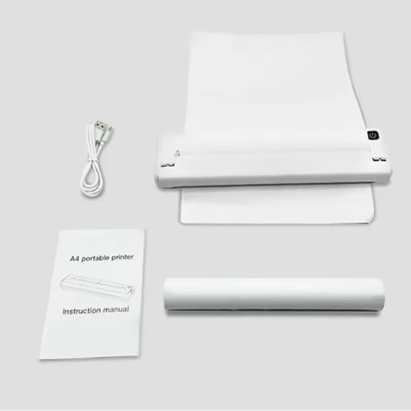 Portable-printer-Small-A4-Home-Office-Portable-Inkless-Printing-Thermal ...