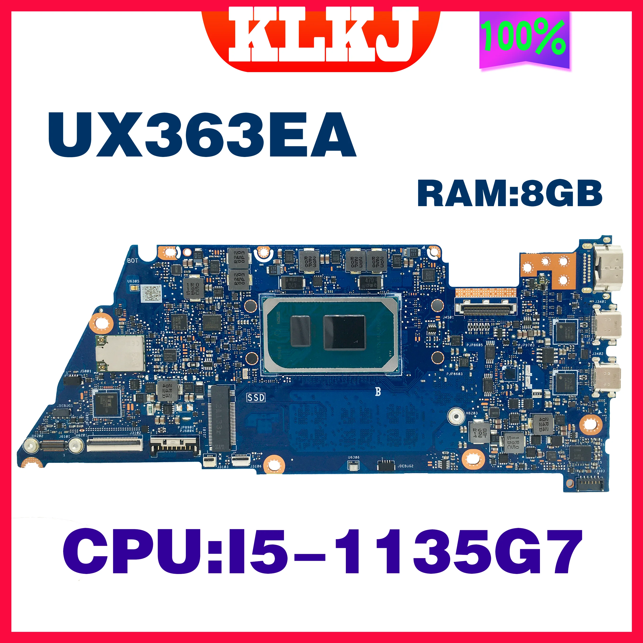Placa-base-Dinzi-UX363EA-para-ordenador-port-til-placa-base-para-ASUS ...