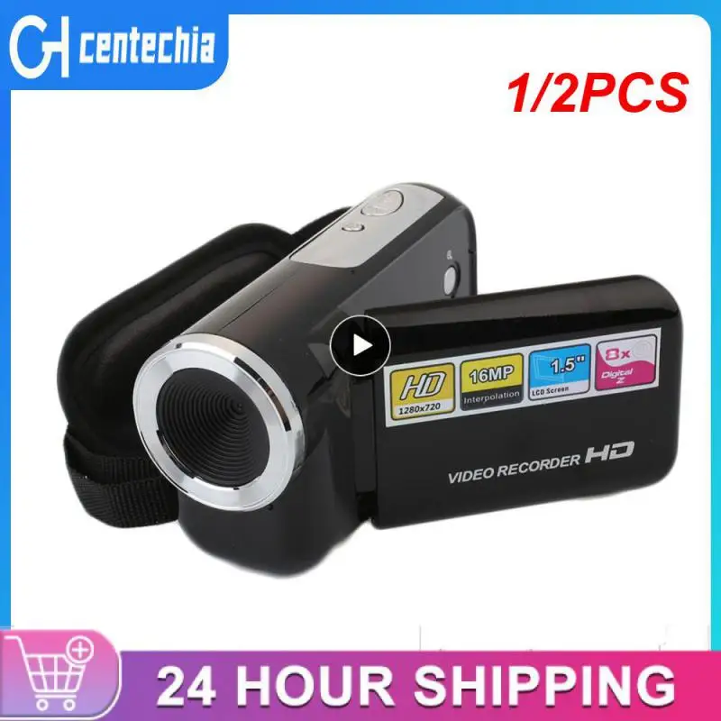 1-2PCS-Digital-Video-Camera-Camcorder-16MP-Night-Vision-Recording-8X ...