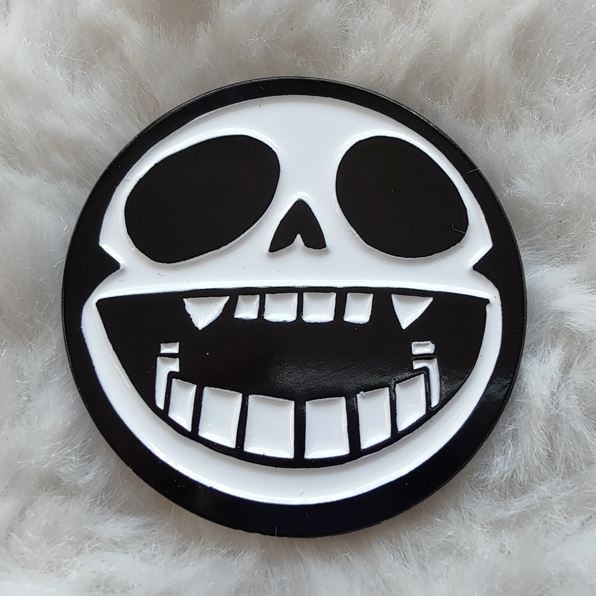 Gorillaz Band Music Anime Skeleton Bonesy Skull Cartoon Metal Brooch ...