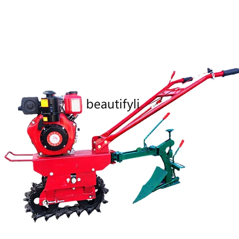 zq Chain Track Micro-Tiller Single Wheel Soil Preparation Machine Hard ...