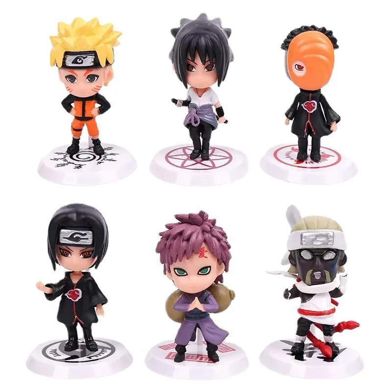 6PCS-Set-Japan-Anime-Figure-Uzumaki-Naruto-Uchiha-Sasuke-Kakashi-Mini ...