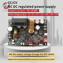 XY6020L 수치 제어 가변 직류 안정 압력 항압 항류 20A/1200W 강압 모듈판 전원