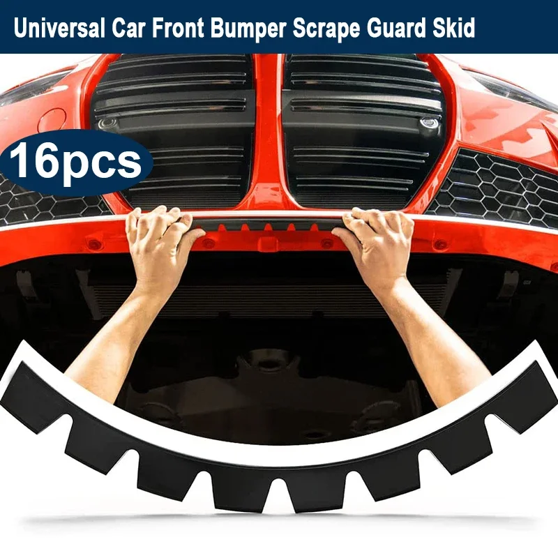 Universal-For-Car-Accessories-16Pcs-Front-Bumper-Scrape-Guard-Anti-Skid ...