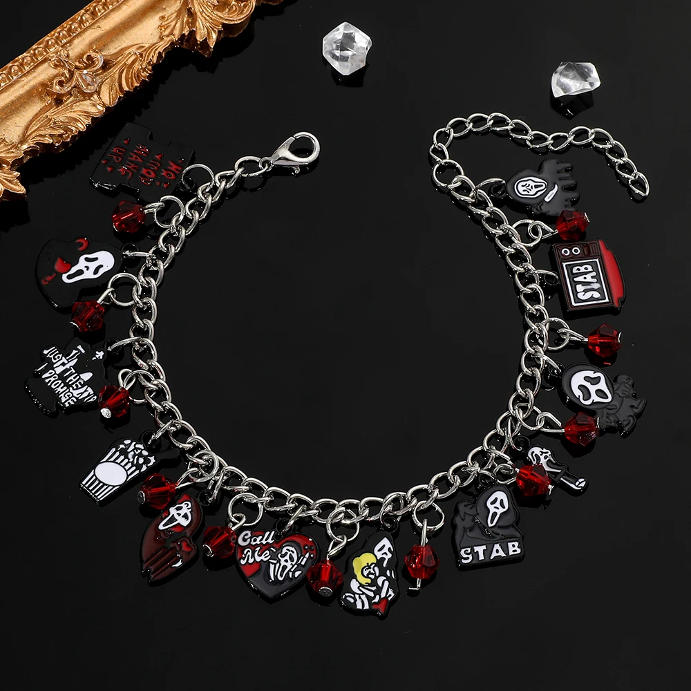 Halloween-Personalized-Sharp-Scream-Ghost-Death-Humorous-Style-Bracelet ...