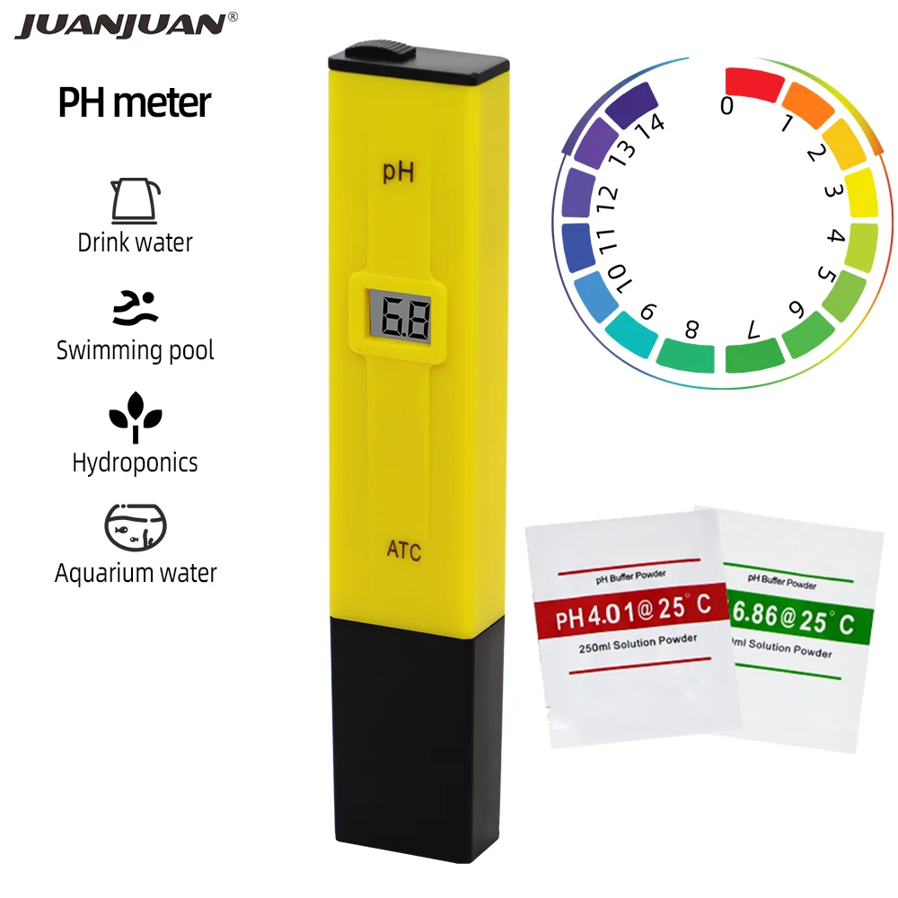 Digital Water Analysis PH Meter Tester Instruments 0.0 14.0pH for ...