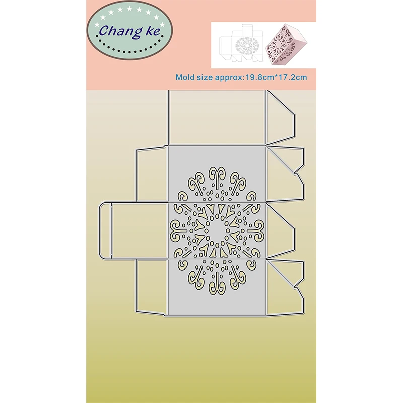 New-2023-Rectangular-Pattern-Box-Metal-Cutting-Dies-For-DIY-Scrapbooking-and-Card-Making ...