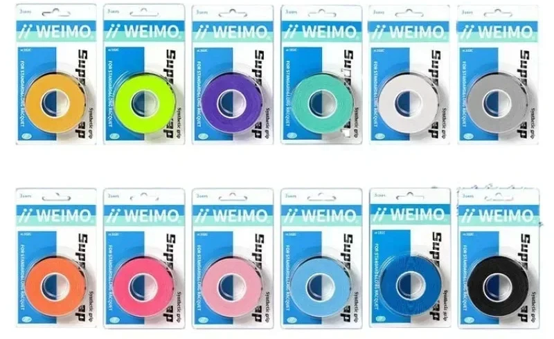 Badminton-Racket-Rubber-Anti-Slip-Handle-Cover-Wrapped-Around-The-Grip ...