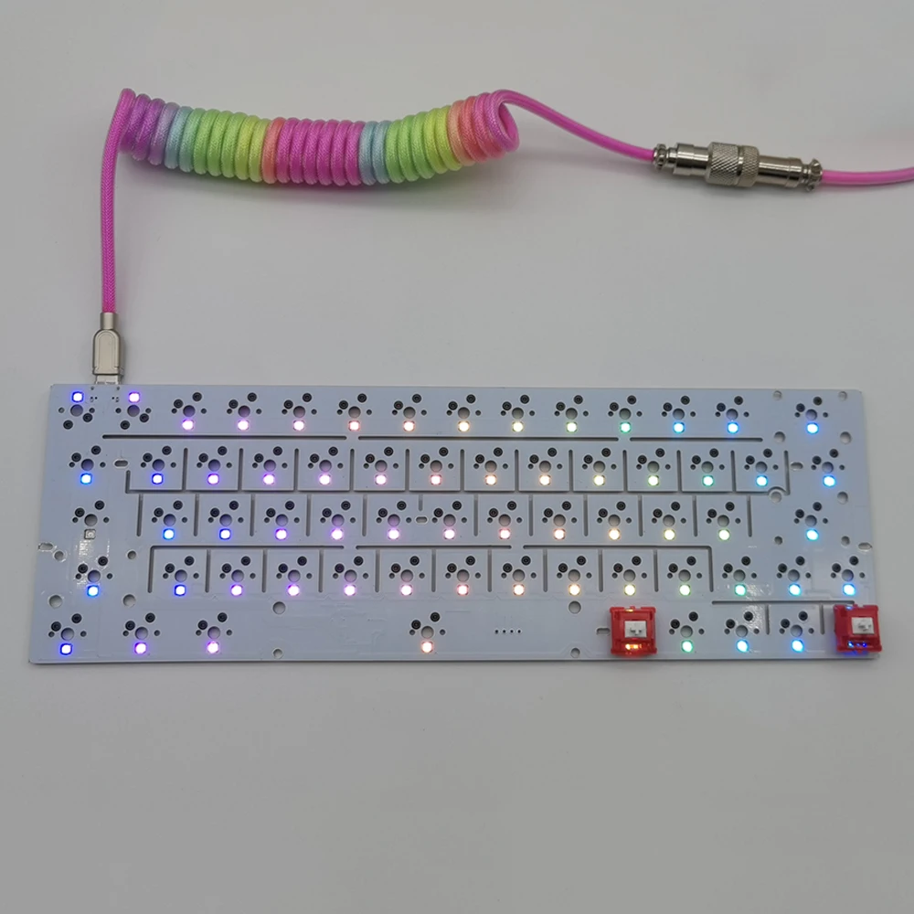 CJ60-64-Layout-Type-c-Hot-Plug-RGB-PCB-Mechanical-Keyboard-DIY-Kits-VIA ...