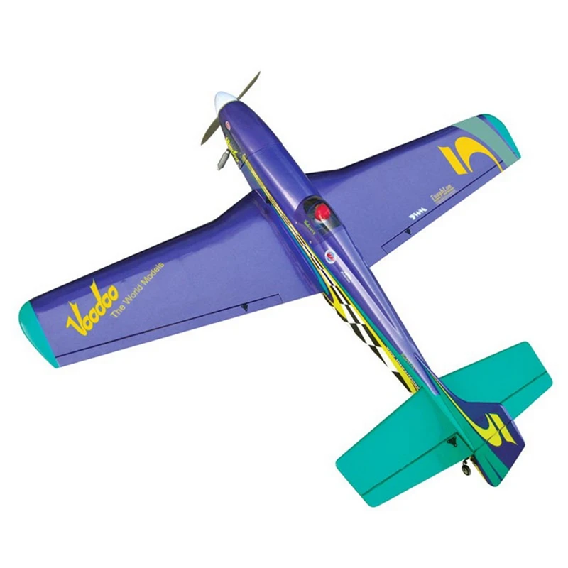 TWM Nitro RC Airplane 1460mm Wingspan Voodoo Mustang Scale Balsa ...
