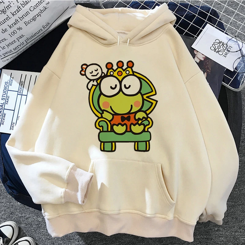Keroppi Sudadera con capucha para hombre, ropa de calle con estampado ...