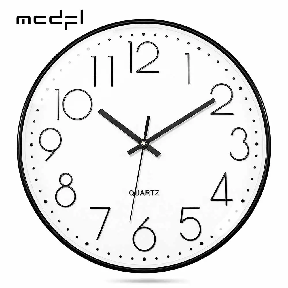Mcdfl Decorated Wall Clock Korean Decor Modern Kitchen Watch Loft ...