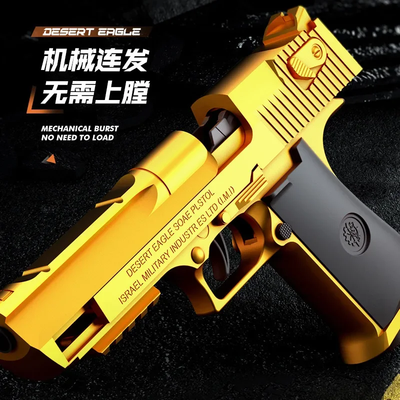 Mechanical-Burst-Shell-Ejection-Desert-Eagle-Soft-Bullet-Gun-Automatic ...