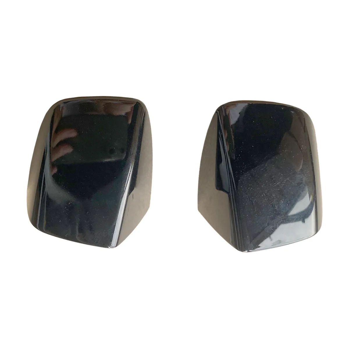 New 1pc Black Front Left Right Driver Door Handle Cap No Lock Hole For ...