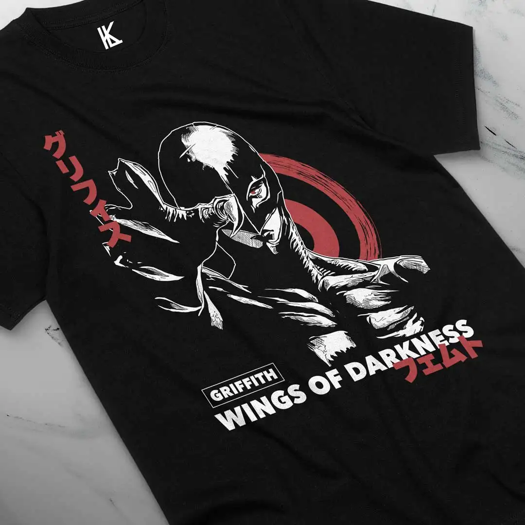 Berserk Femto_Griffith Anime Manga Cotton Unisex T-shirt - AliExpress ...