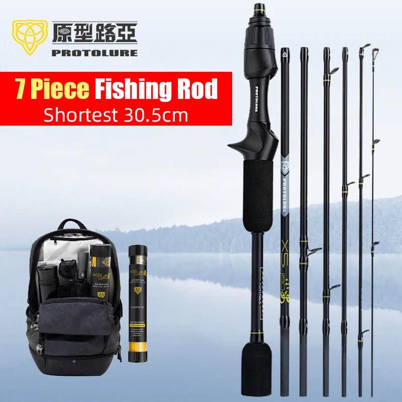 23-NEW-PROTOLURE-7-Piece-Fishing-Rod-Light-77G-105G-Spinning-Casting ...