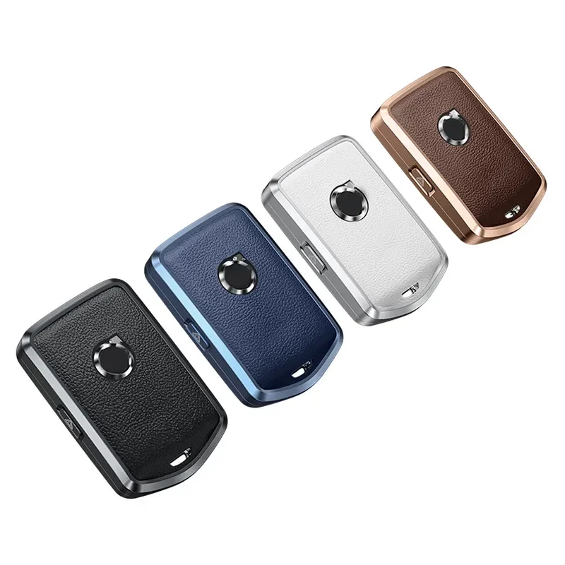 Aluminum-Alloy-Leather-Car-Key-Case-Cover-for-Volvo-C40-S60-S90-XC40 ...