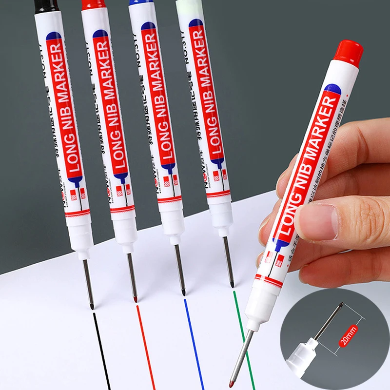 Woodworker-20mm-Long-Nib-Markers-Deep-Hole-Marker-Pens-Construction ...