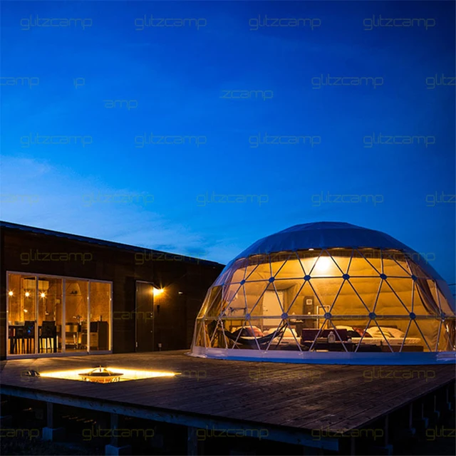Transparent Glass Room Resort Glass PVC Dome Hotel Rooms Dome Tent Dome ...