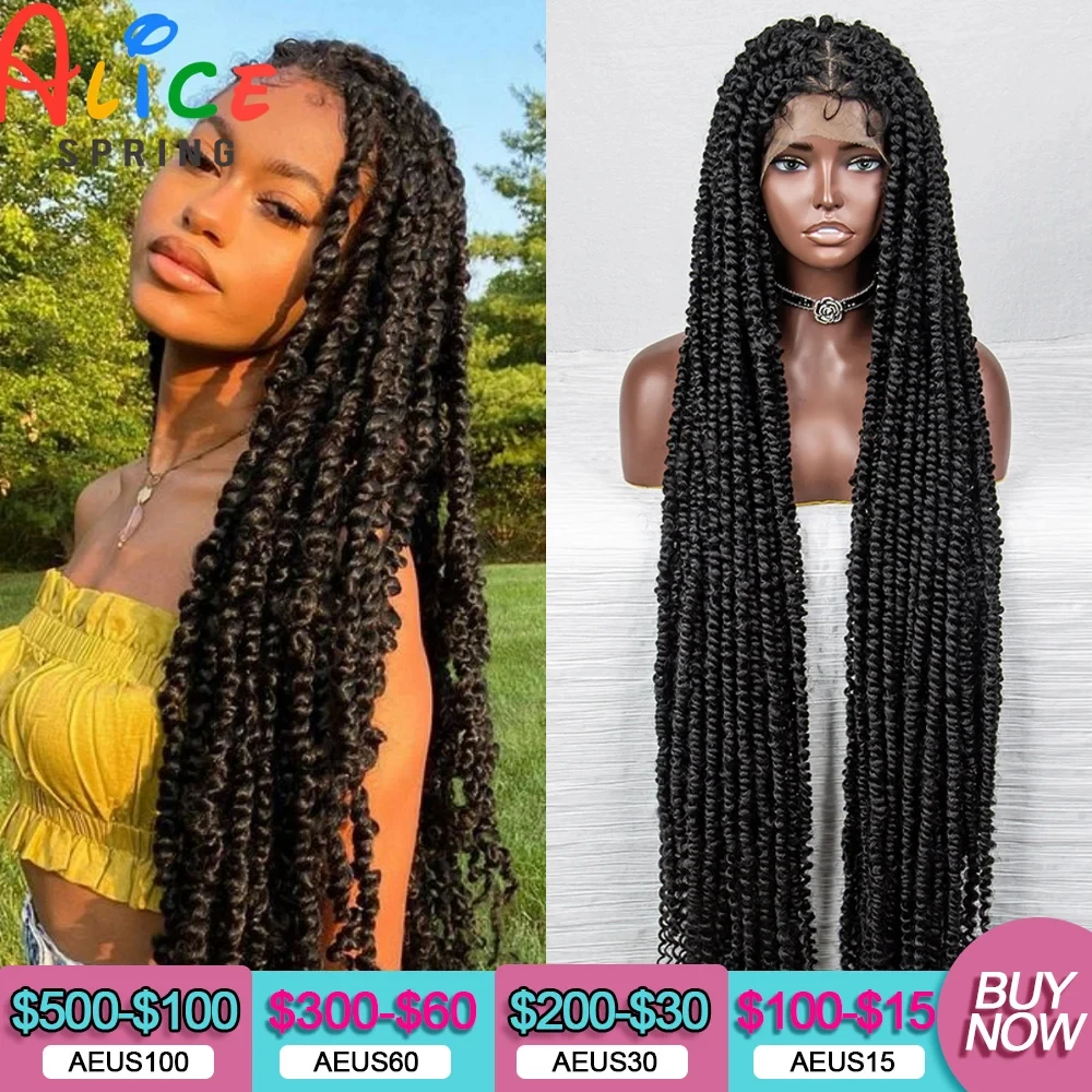 40-Inches-Braided-Wigs-Synthetic-Full-Lace-Front-Wigs-for-Black-Women ...