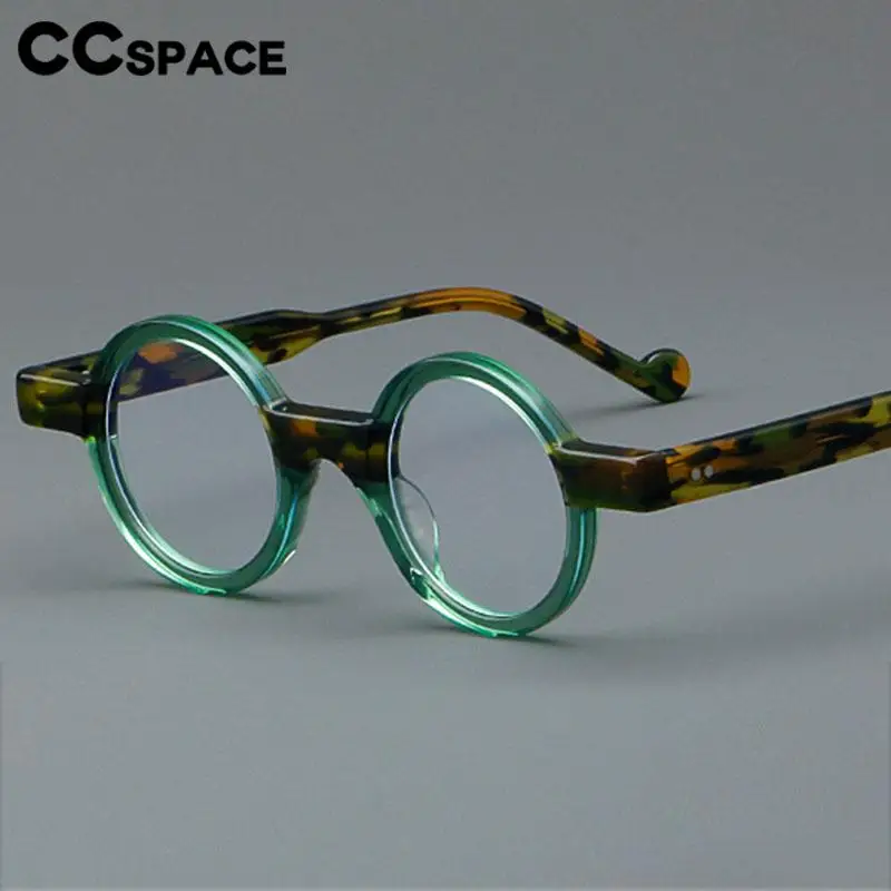 57029-Top-Quality-Acetate-Prescription-Spectacles-Frames-Men-Women-Universal-Round-Vintage ...