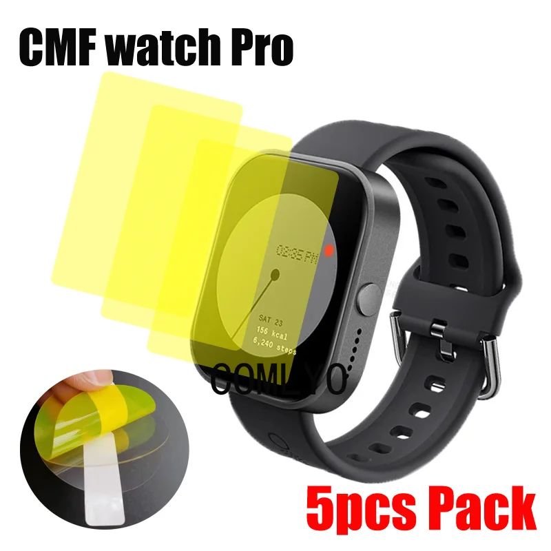 5PCS-Film-For-CMF-watch-Pro-Screen-Protector-Smartwatch-Cover-HD-TPU ...