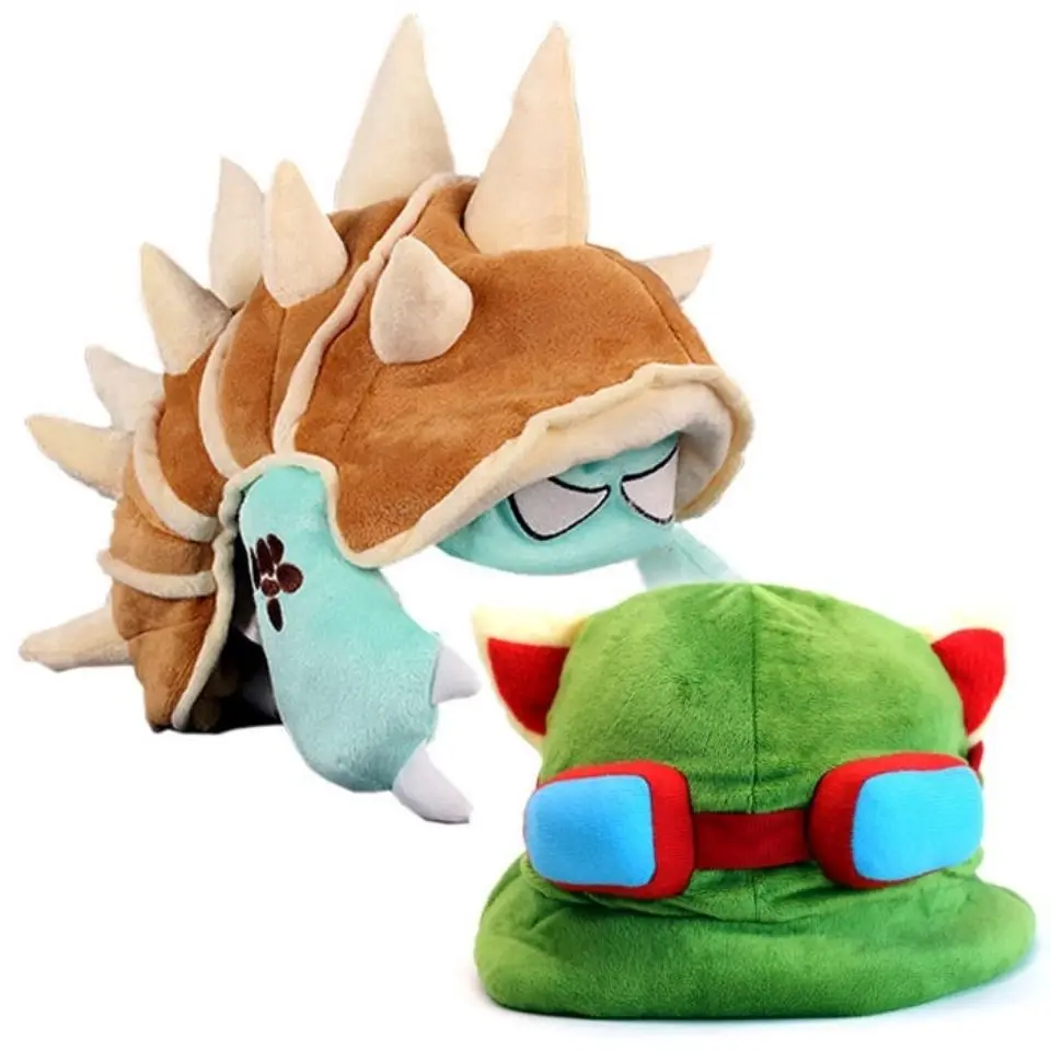Cute-kawaii-League-of-Legends-Rammus-Teemo-Hat-Cap-LOL-Teemo-Cosplay ...