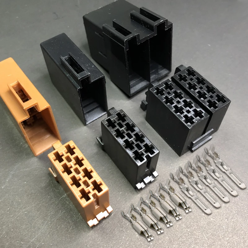 Dj7082-3.5 car CD audio harness connector 8p16p radio horn plug wire ...