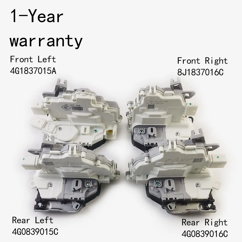 Door Lock Actuator 4G1837015 8J1837016C 4G0839015C 4G0839016C For VW ...