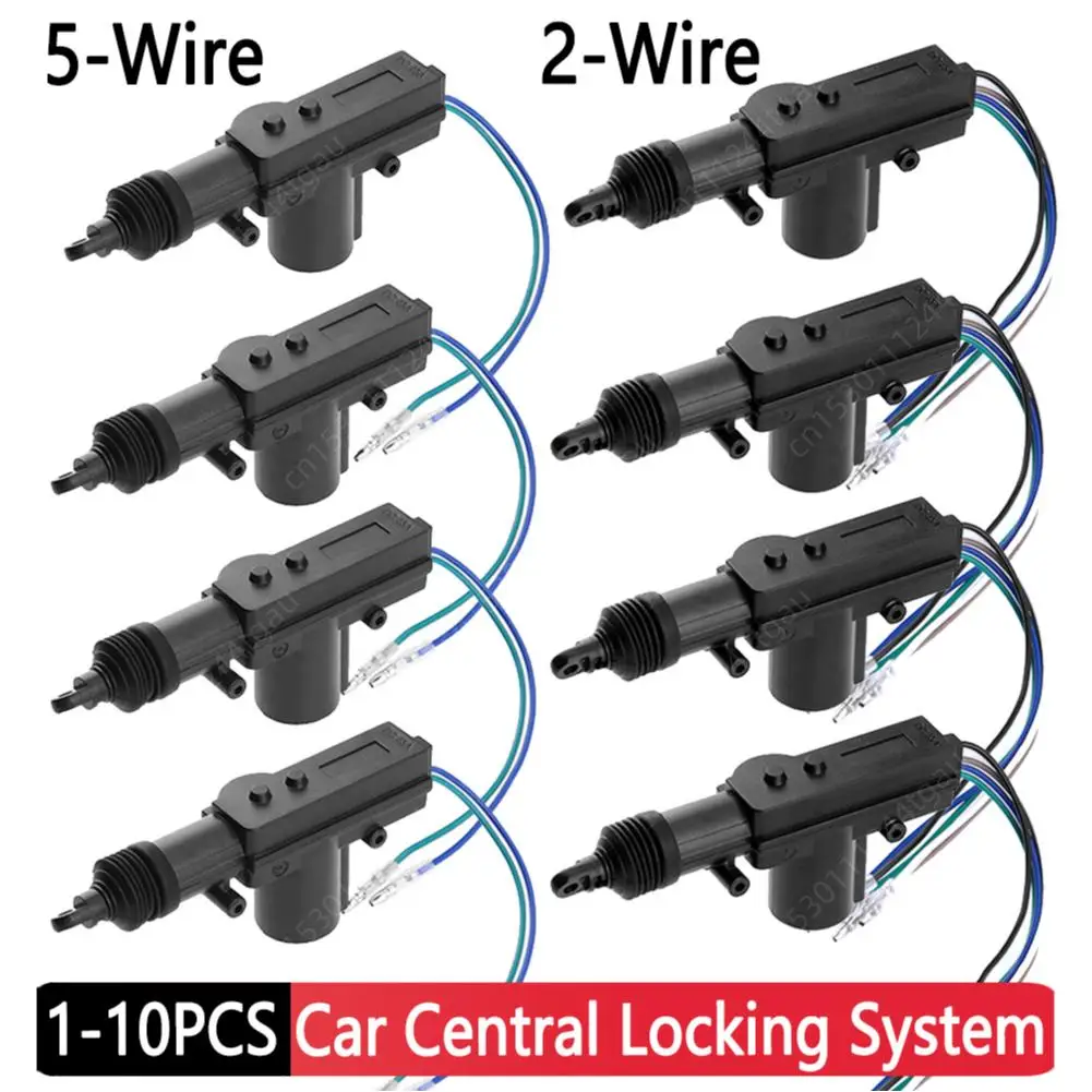 1-10pcs-Door-Power-Central-Lock-12V-2-5-Wire-Actuator-Auto-Vehicle ...