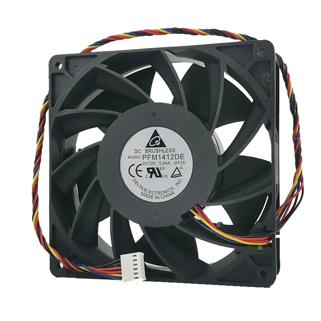 オリジナル激風量 PFM1412DE 14CM 14038 12V 5.04A PWM 速度調整冷却ファン - ラップトップ ...