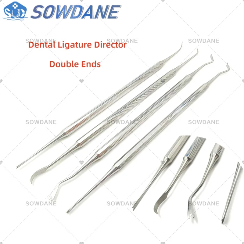 Dental Orthodontic Double Ended Ligature Director Curved with Scaler ...