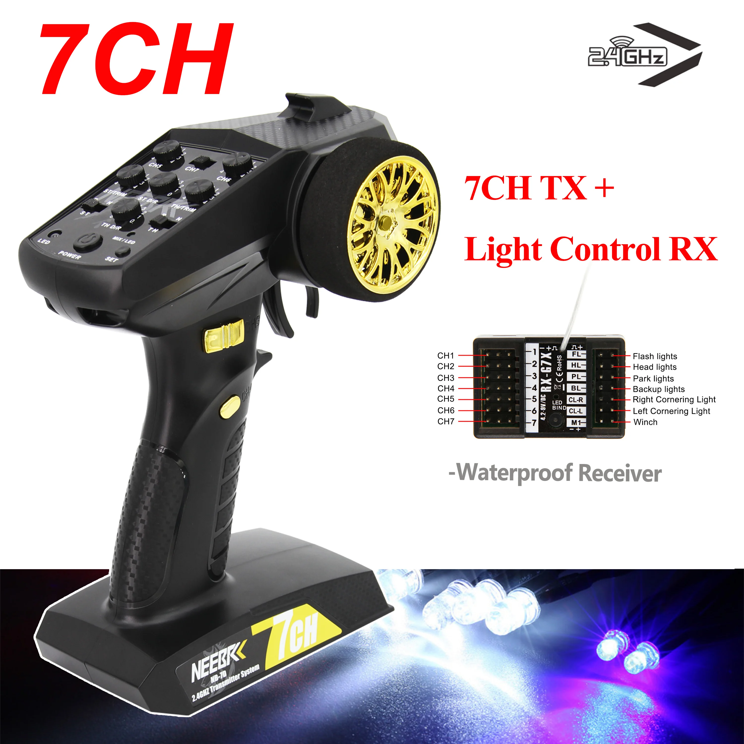 7CH-Transmitter-Radio-System-Transmitter-and-Receiver-Remote-Control ...