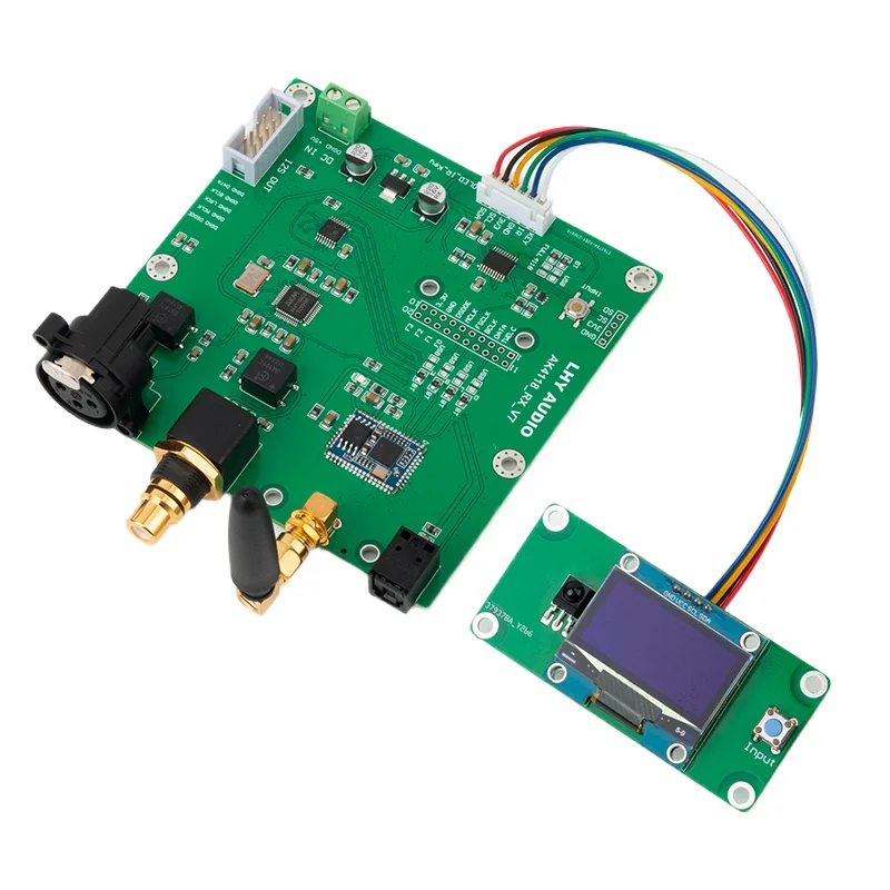 QCC5125+AK4118 Receiver USB Coaxial Bluetooth AES Fiber To IIS Supports ...