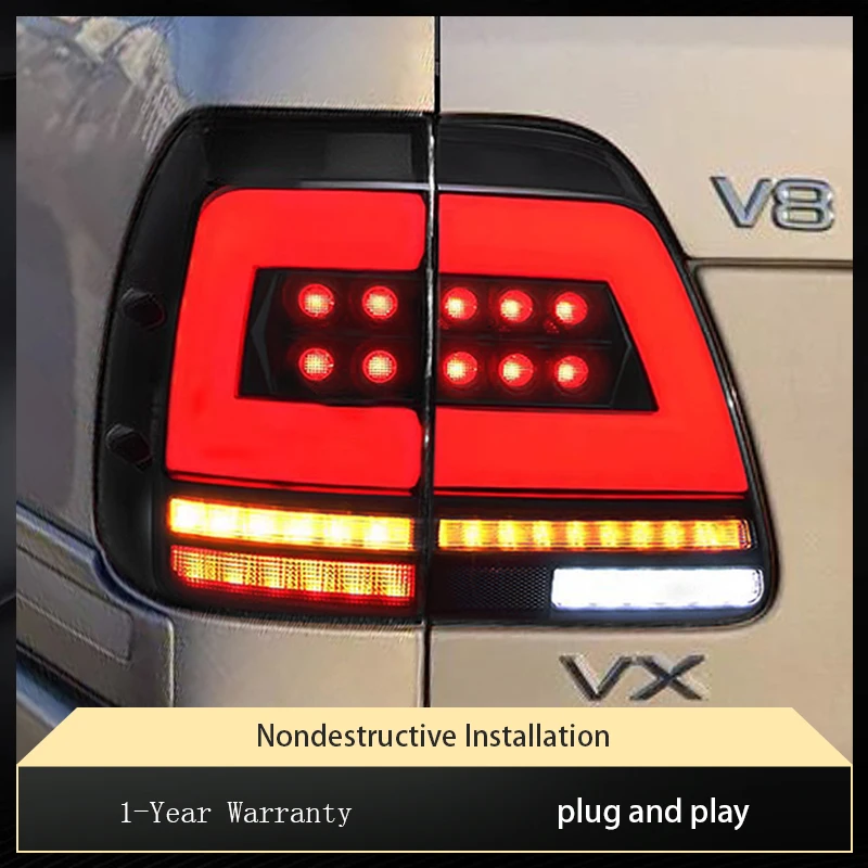 Auto-Taillights-For-Toyota-Land-Cruiser-LC100-FJ100-4700-Tail-Light-DRL-Dynamic-LED-Modified ...