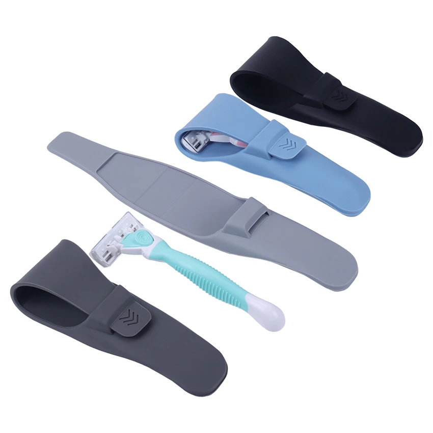 1pc Silicone Barber Razor Portable Shaver Protective Case Beard Clipper ...