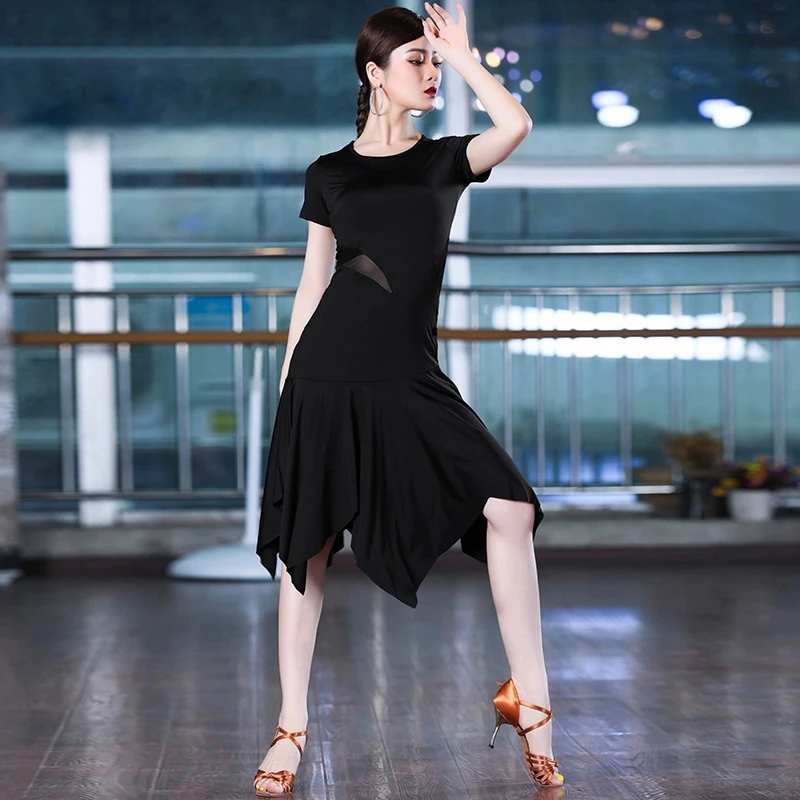 Ballroom-Dance-Wear-Line-Dance-Skirt-Women-Lace-Dress-Long-Dresses-for ...