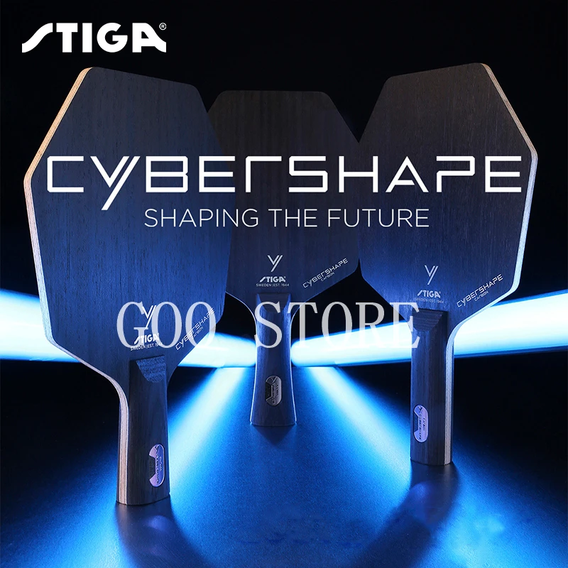 STIGA-Cyber-6-Carbon-Table-Tennis-Blade-Moregold-Cyber-shape-hexagonal ...