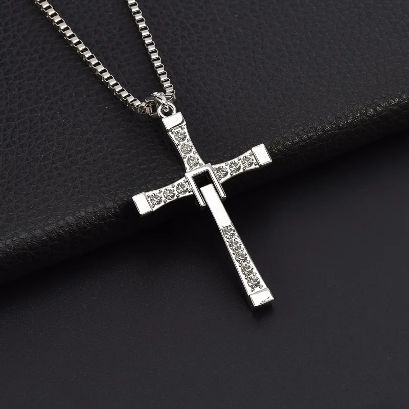 Fast And Furious 7 Moive Cross Tourette Necklace Dominic Toretto ...