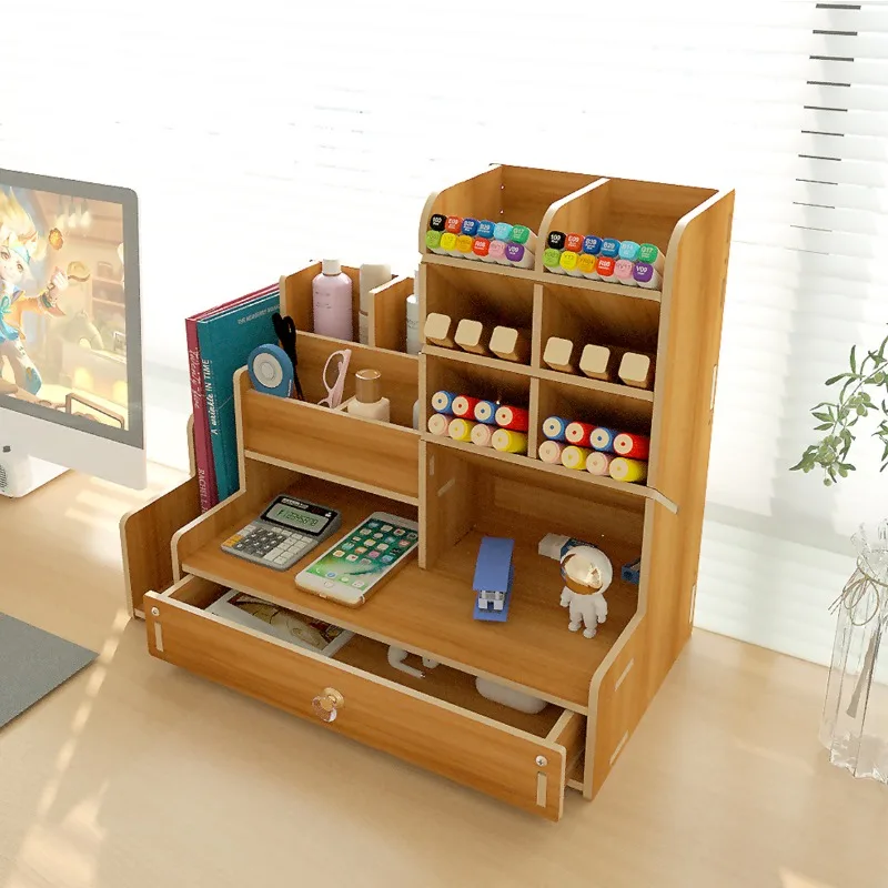 Large-Capacity-Pen-Holder-Students-Desktop-Drawer-Style-with-Angled-Pen ...