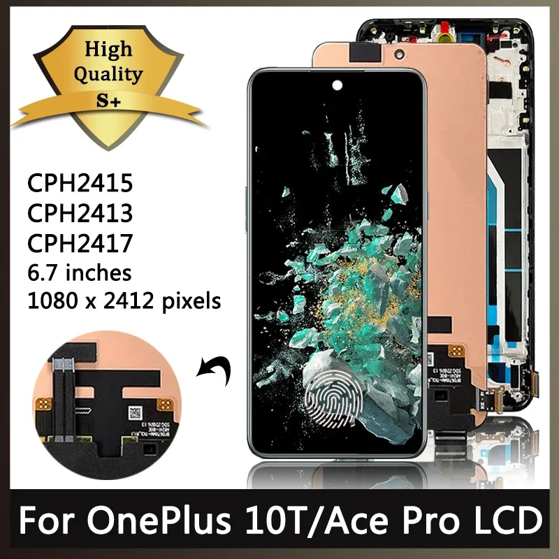 6-7-Original-AMOLED-For-OnePlus-10T-CPH2415-LCD-Screen-Display-Touch ...