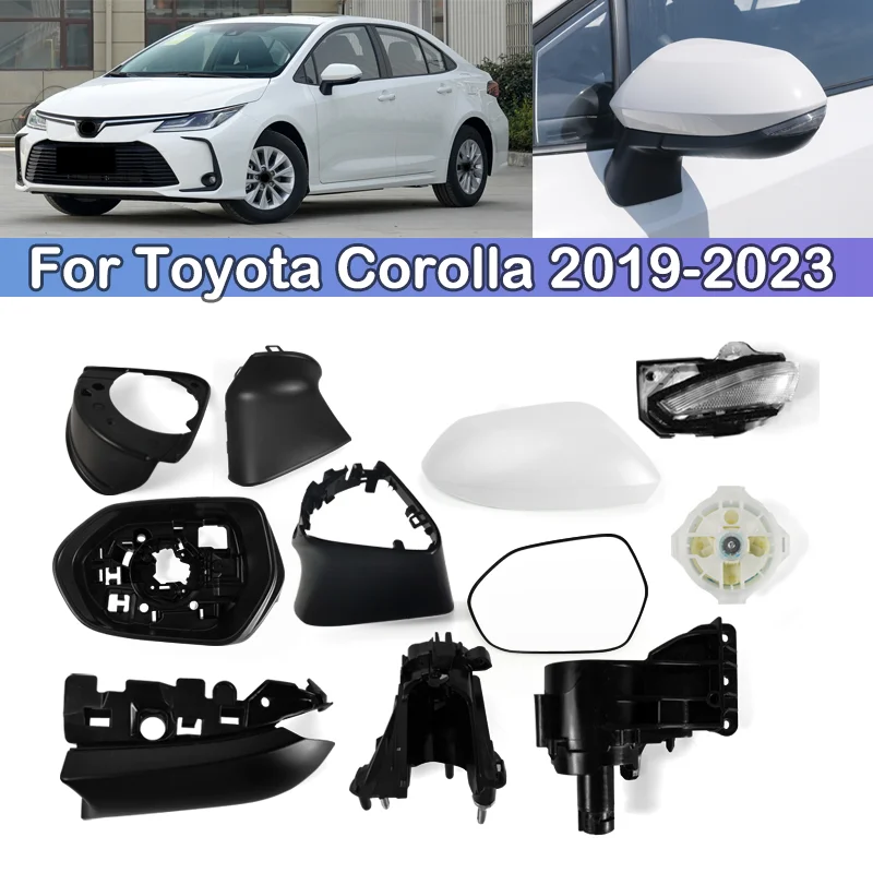DCGO For Toyota Corolla 2019 2020 2021-2023 Side Rear View mirror Cover ...