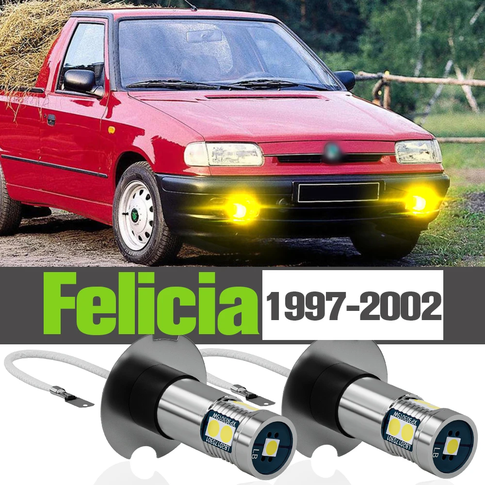 2x-LED-Fog-Light-Accessories-Lamp-For-Skoda-Felicia-1997-2002-1998-1999 ...