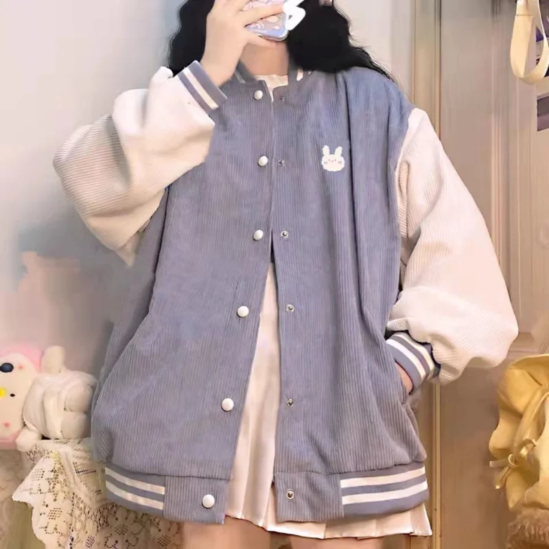 Deeptown-Japanese-Kawaii-Patchwork-Bomber-Jackets-Women-Preppy-Style ...